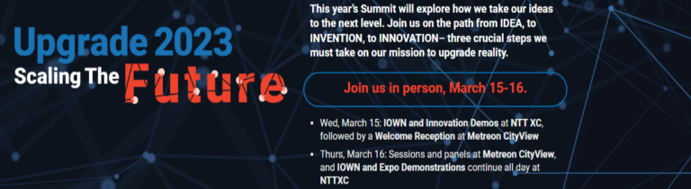 Upgrade 2023 Scaling the Future - KeithKoo.com